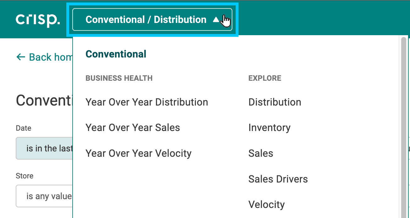 Accessing UNFI Insights data in Crisp – Crisp Knowledge Base