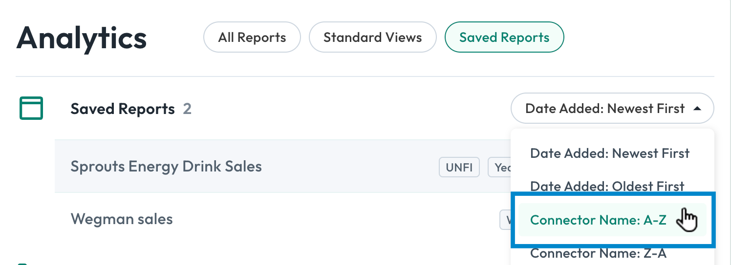 Loading saved reports – Crisp Knowledge Base