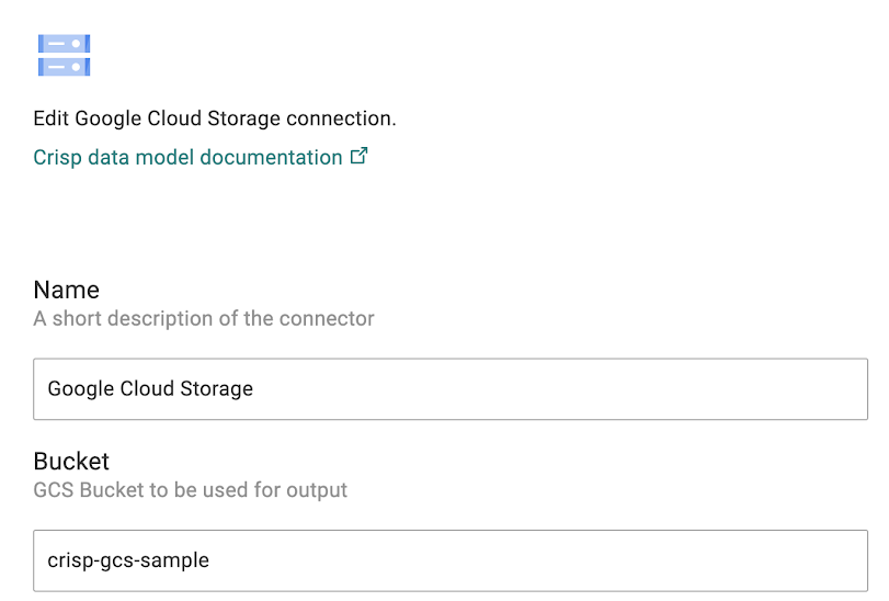 Google Cloud Storage (GCS) connection setup guide – Crisp Knowledge Base